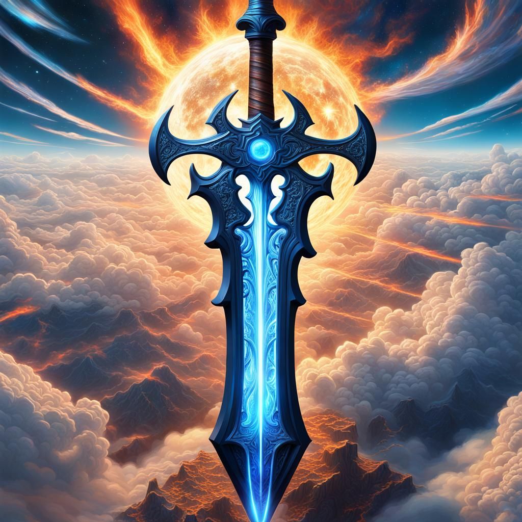 Majestic Sword - AI Generated Artwork - NightCafe Creator