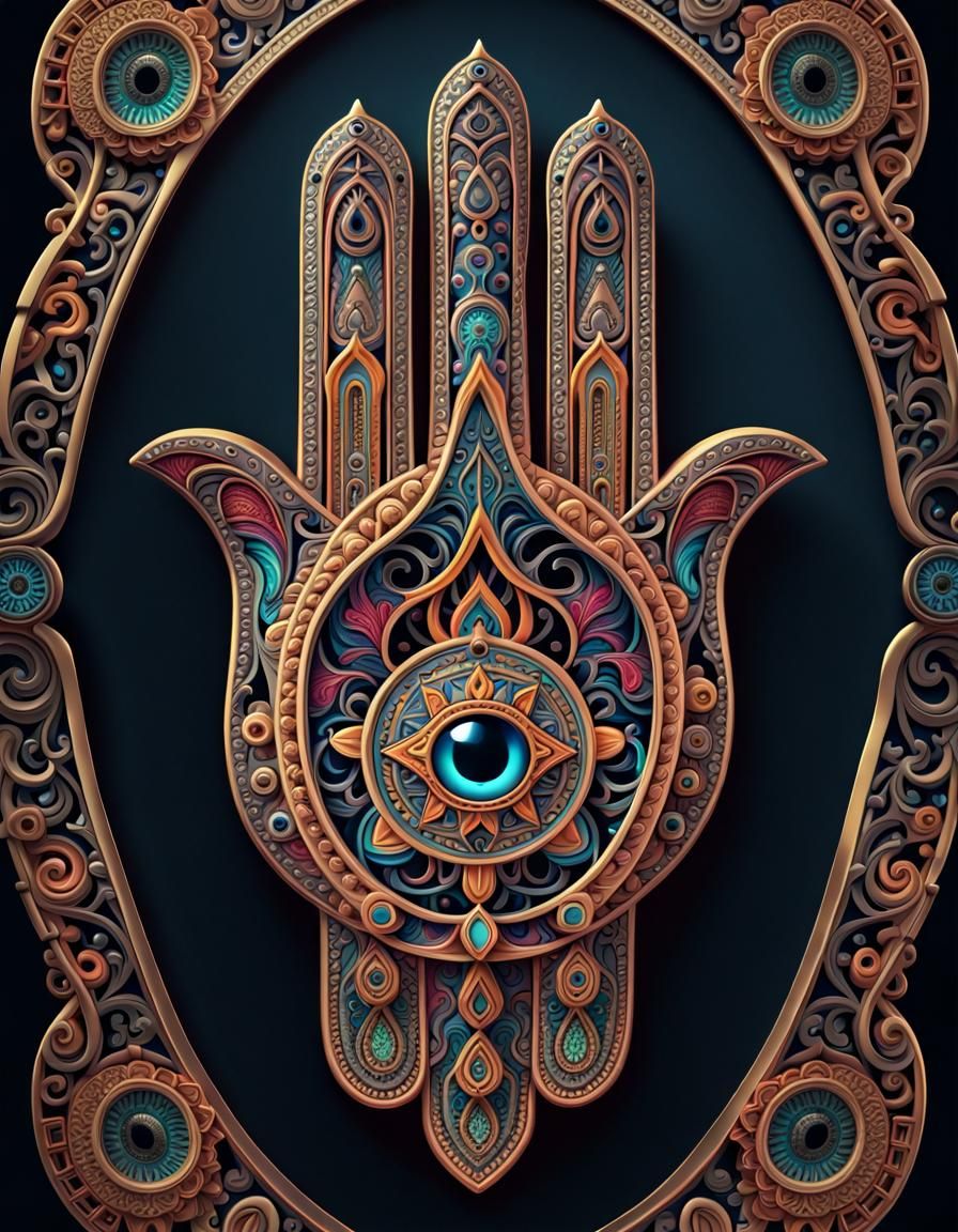 Hamsa - AI Generated Artwork - NightCafe Creator