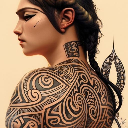 Maori goddess - AI Generated Artwork - NightCafe Creator