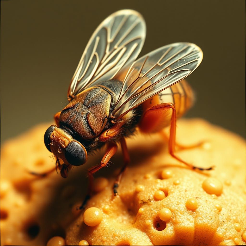 Fractals in Nature, an Infinite Series of Fleas - AI Art