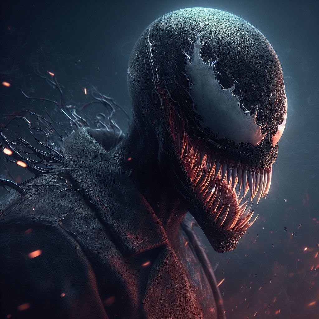 Just Venom doing Venom stuff - AI Generated Artwork - NightCafe Creator