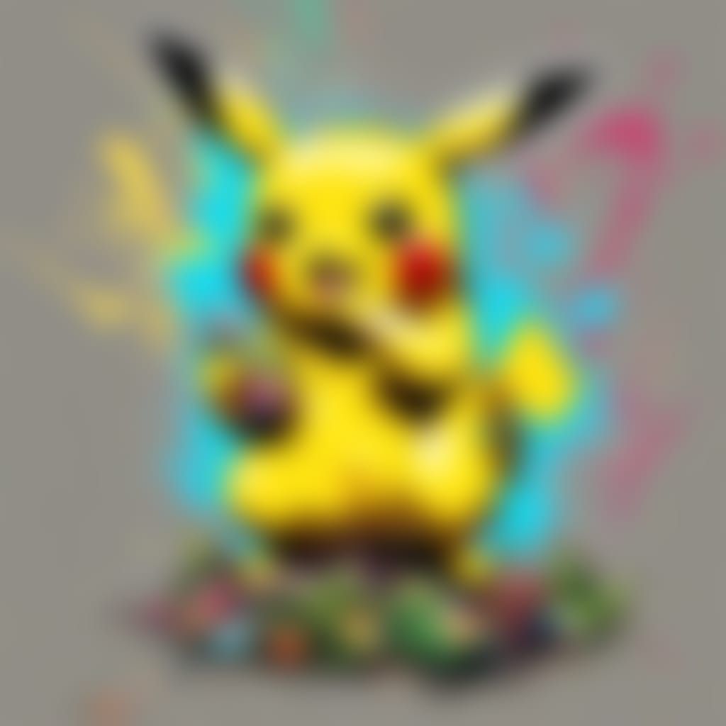 Pikachu smoking a weed joint - AI Generated Artwork - NightCafe Creator