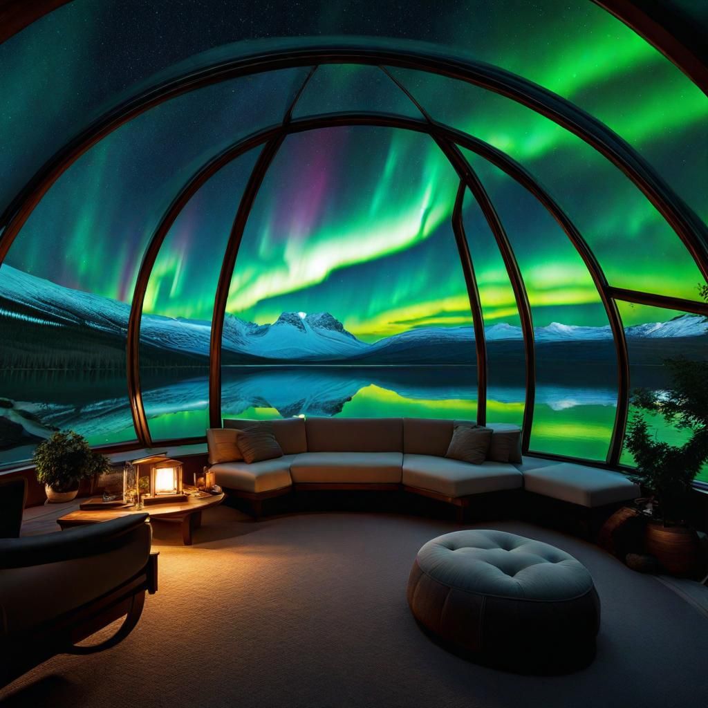 Dream Vacay 7 - Aurora Borealis Igloo: Hyperrealistic Night ...