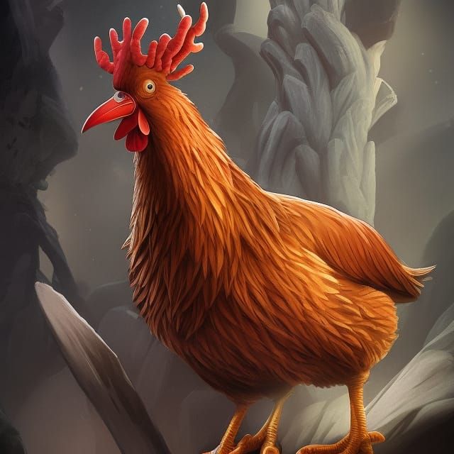 Buff Chicken - AI Generated Artwork - NightCafe Creator
