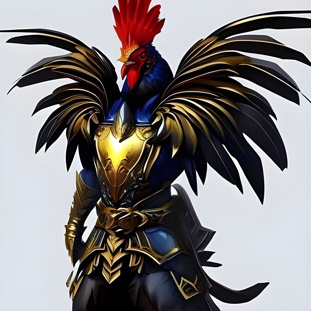 badass rooster warchief - AI Generated Artwork - NightCafe Creator