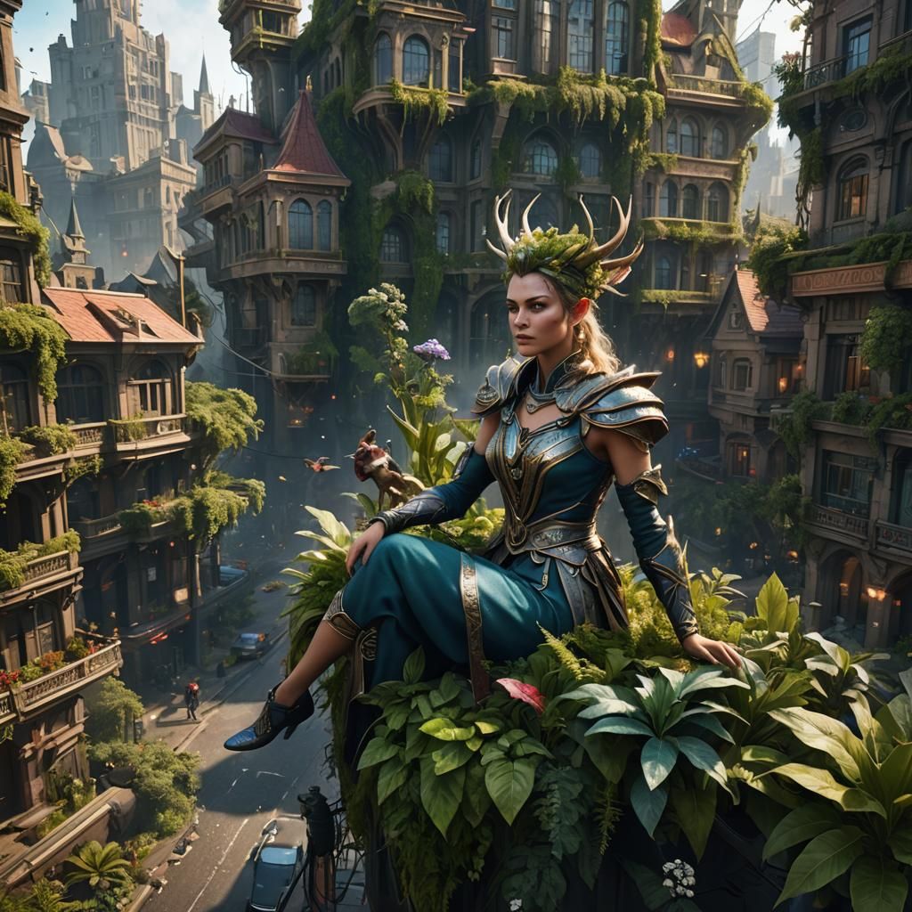 Modern fey - AI Generated Artwork - NightCafe Creator