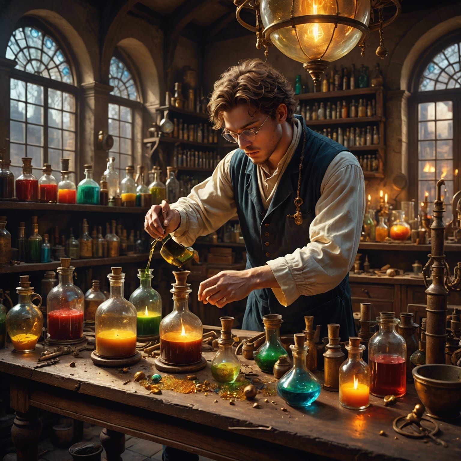 The Alchemist - AI Generated Artwork - NightCafe Creator