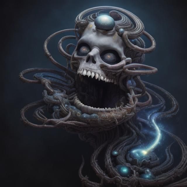 Surreal Nightmare Landscape in Photorealistic Deta... - AI Art