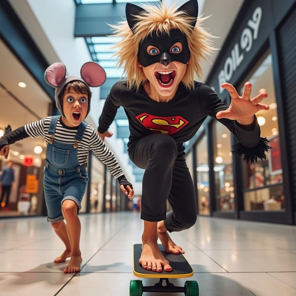 super cat 2 - Dusk City Super Feline in Dynamic Comic Book S...