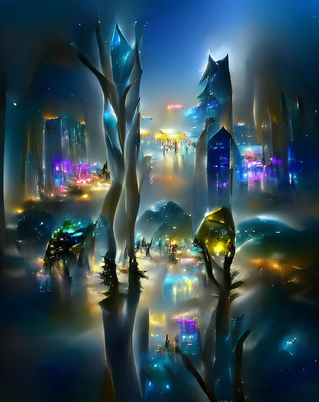 The horizon beyond - AI Generated Artwork - NightCafe Creator