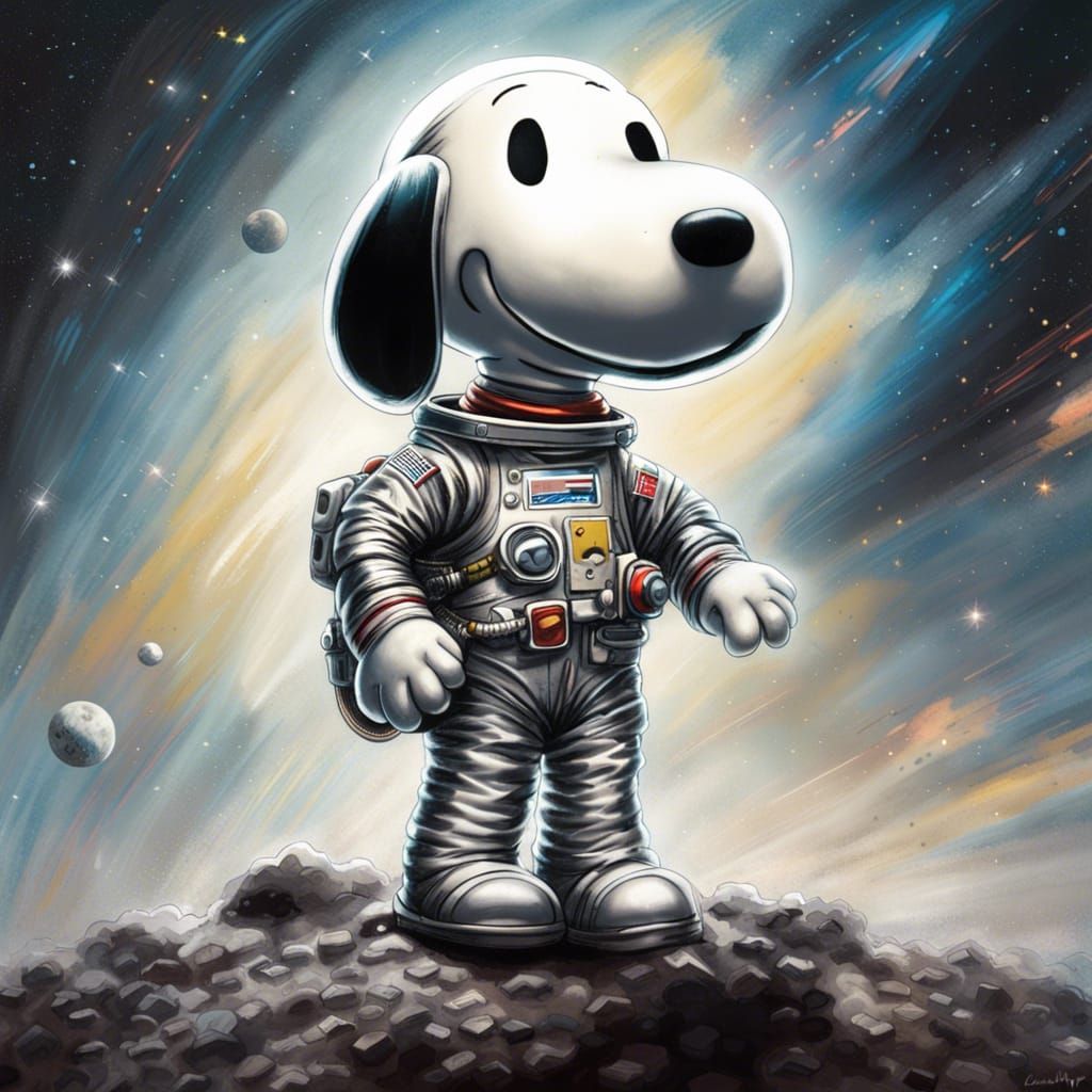 Snoopy Space Pirate - AI Generated Artwork - NightCafe Creator
