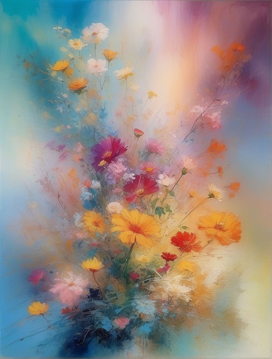 Bouquet of flowers - AI Generated Artwork - NightCafe Creator