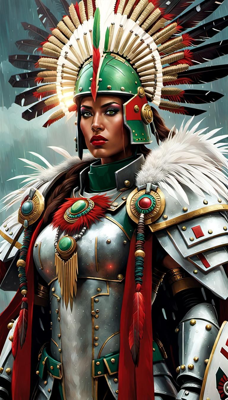 Warhammer 40k, space Marine, beautiful woman, Rosario Mathe, tanned ...