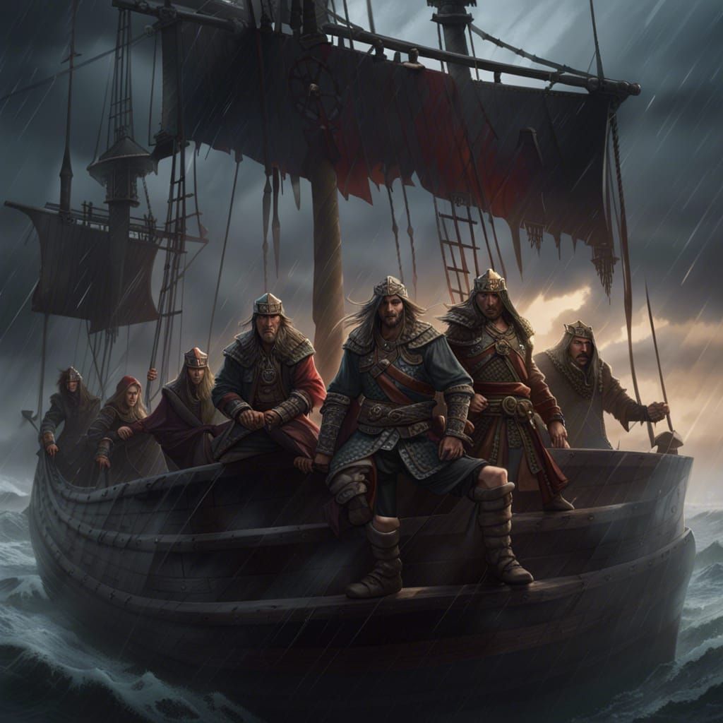 The kings crew - AI Generated Artwork - NightCafe Creator