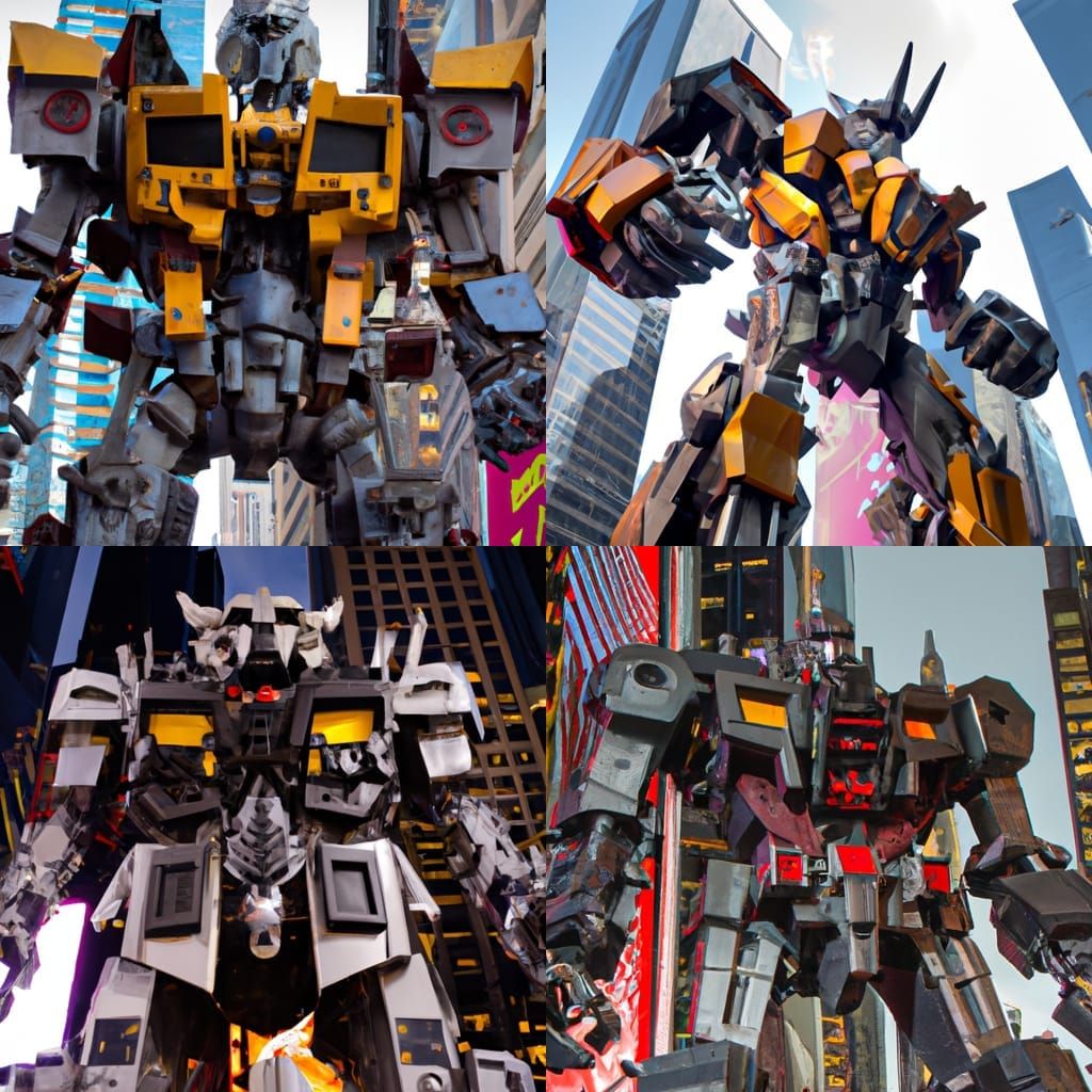 Transformers - AI Generated Artwork - NightCafe Creator