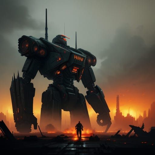 Alien War Machine - Menacing Industrial Futurist War Machine...