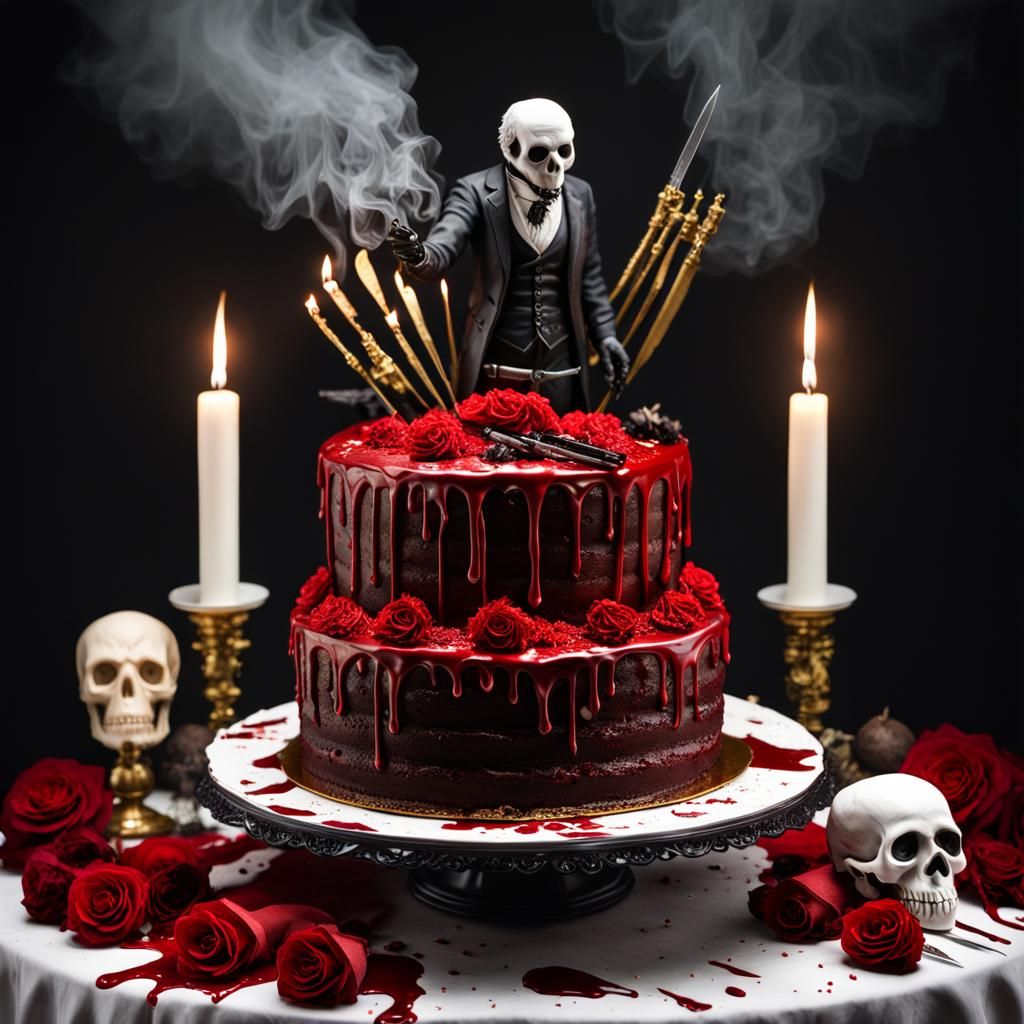 Smokin cake - AI Generated Artwork - NightCafe Creator