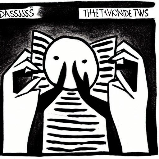 darkness taking over all the things that I once knew cartoon bold pen ...