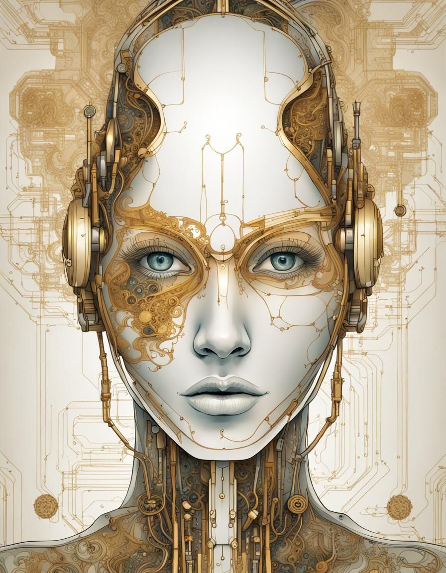 Android Schematics - AI Generated Artwork - NightCafe Creator