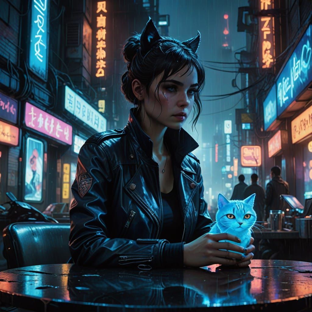 Cyberpunk Alice in wonderland - Cyberpunk Alice in a Gritty,...