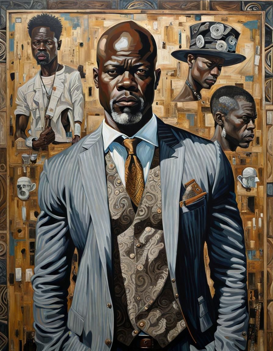 AI portrait influenced by the style of Tim Okamura (model portrait ...