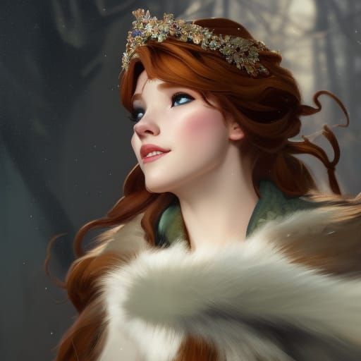 Princess Anna's Portrait - AI Generated Artwork - NightCafe Creator