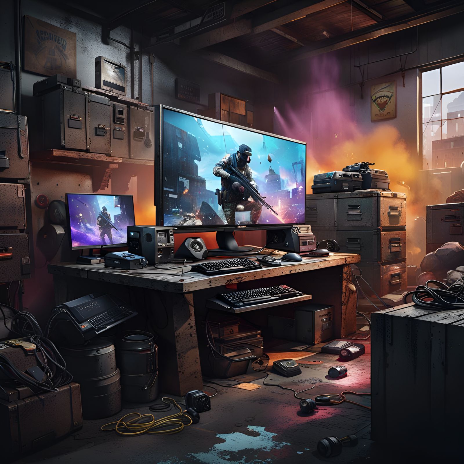 Gaming PC Setup: Challenge the Reality: A Daily Dive into Epic PC ...