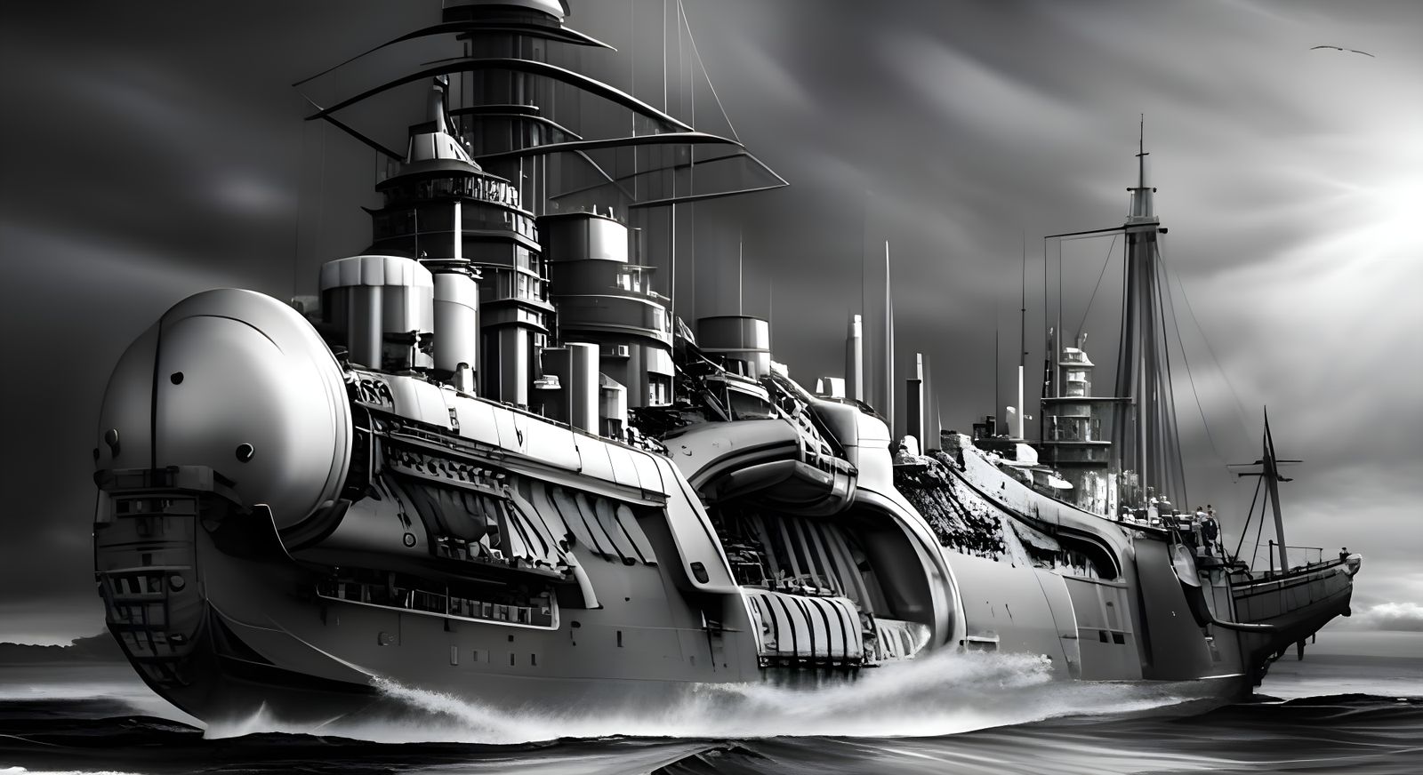 ‘Pride of the Fleet’ . . . - AI Generated Artwork - NightCafe Creator