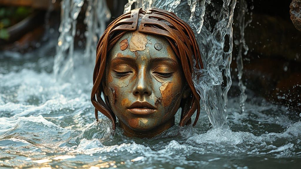 Swimmer ( Statue concept ) - Rebirth from the Depths: A Weat...