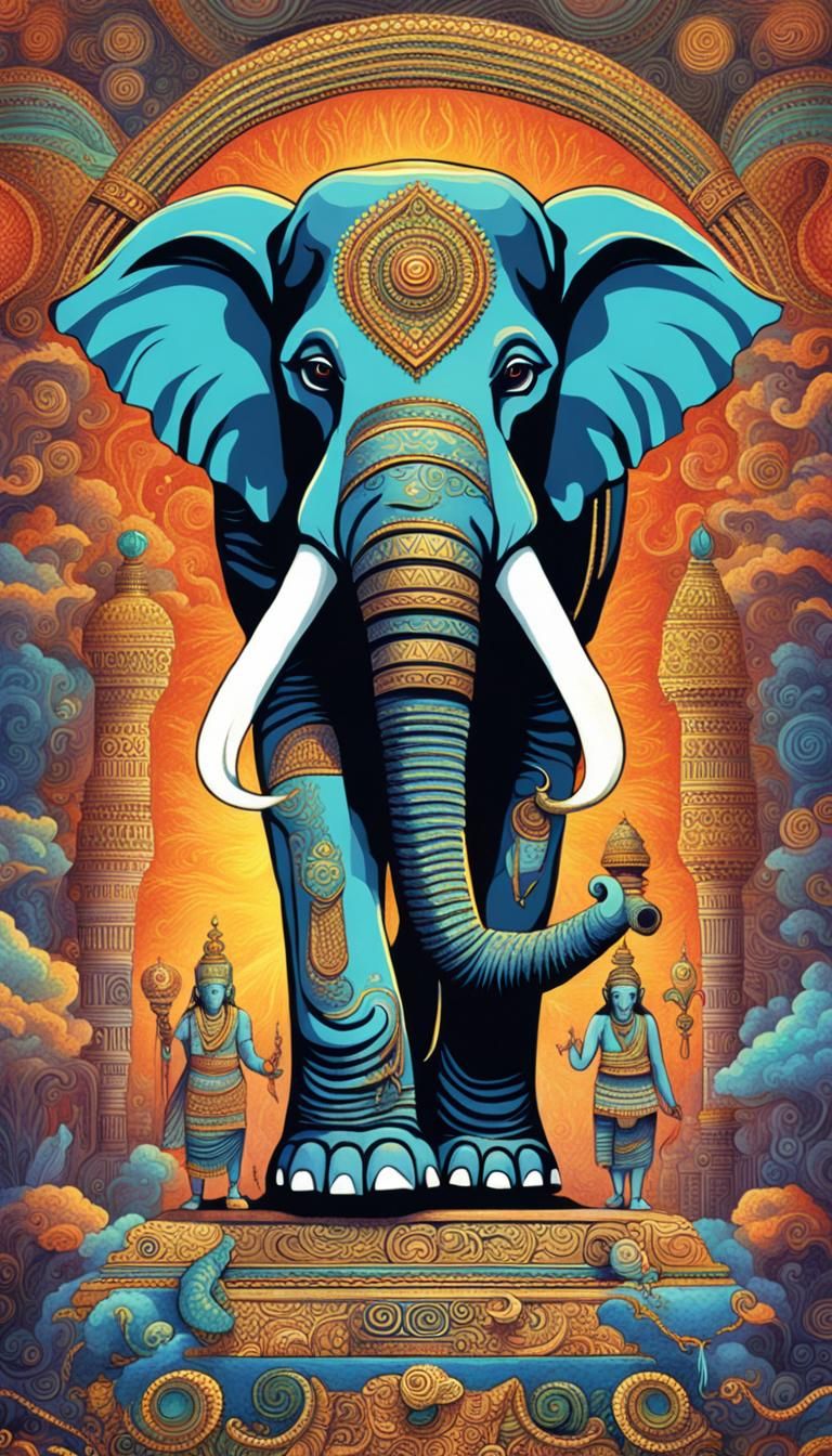 Elephant gods and goddesses on DMT - AI Generated Artwork - NightCafe ...
