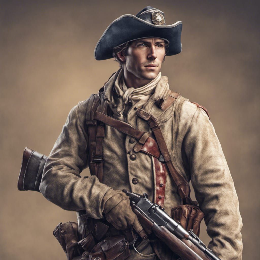 American Minuteman (Male) (Modern Age) - AI Generated Artwork ...