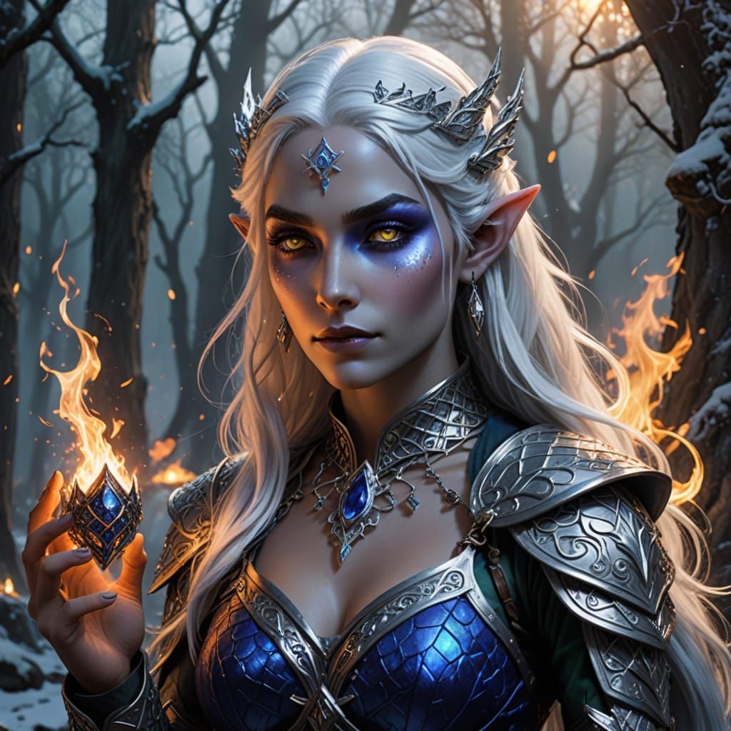 Meet the Seven Elements, Intruder - Mystical Drow Enchantres...