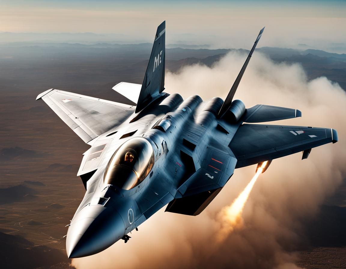Fighter Jet - AI Generated Artwork - NightCafe Creator