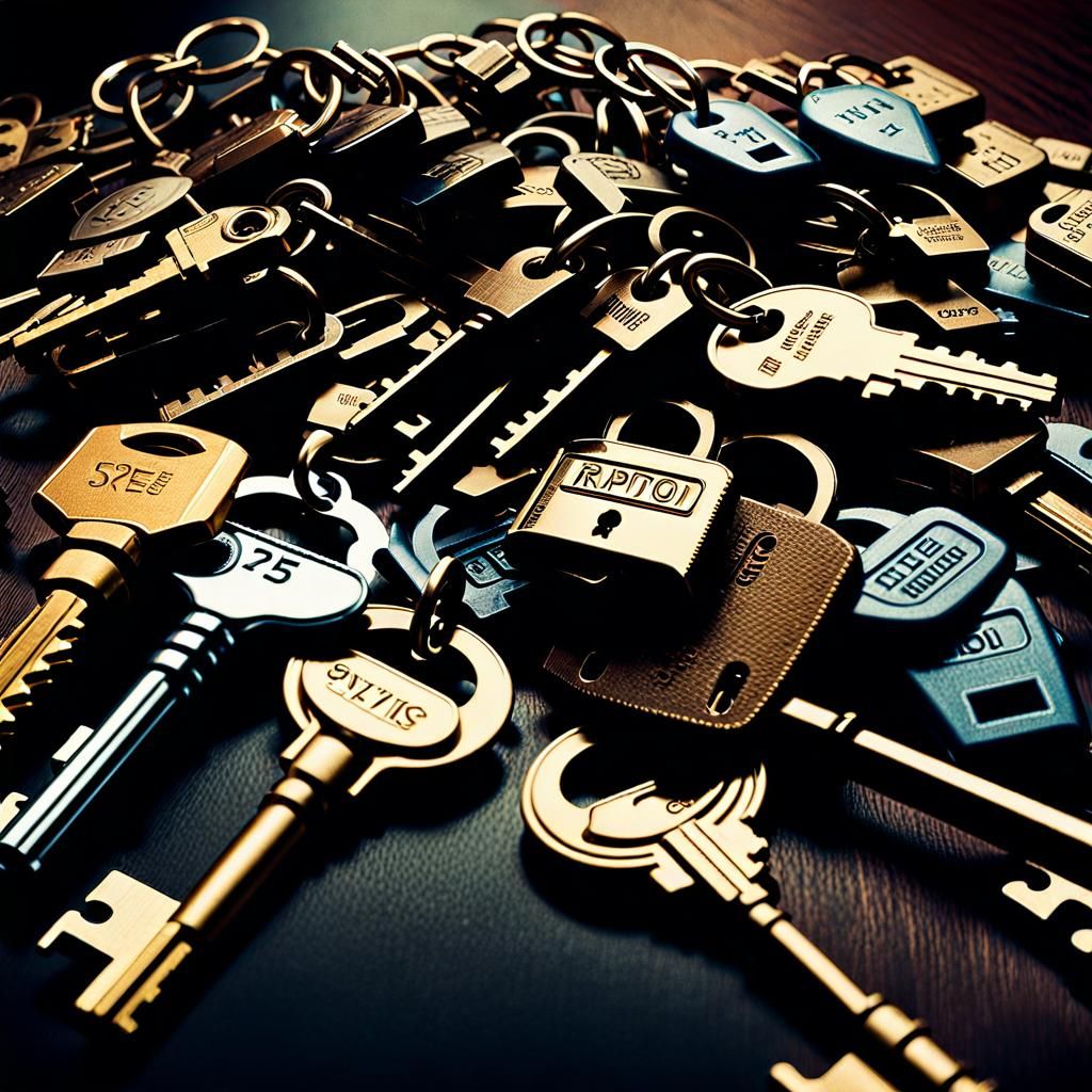 Bunch of keys and a heap of locks - AI Generated Artwork - NightCafe ...