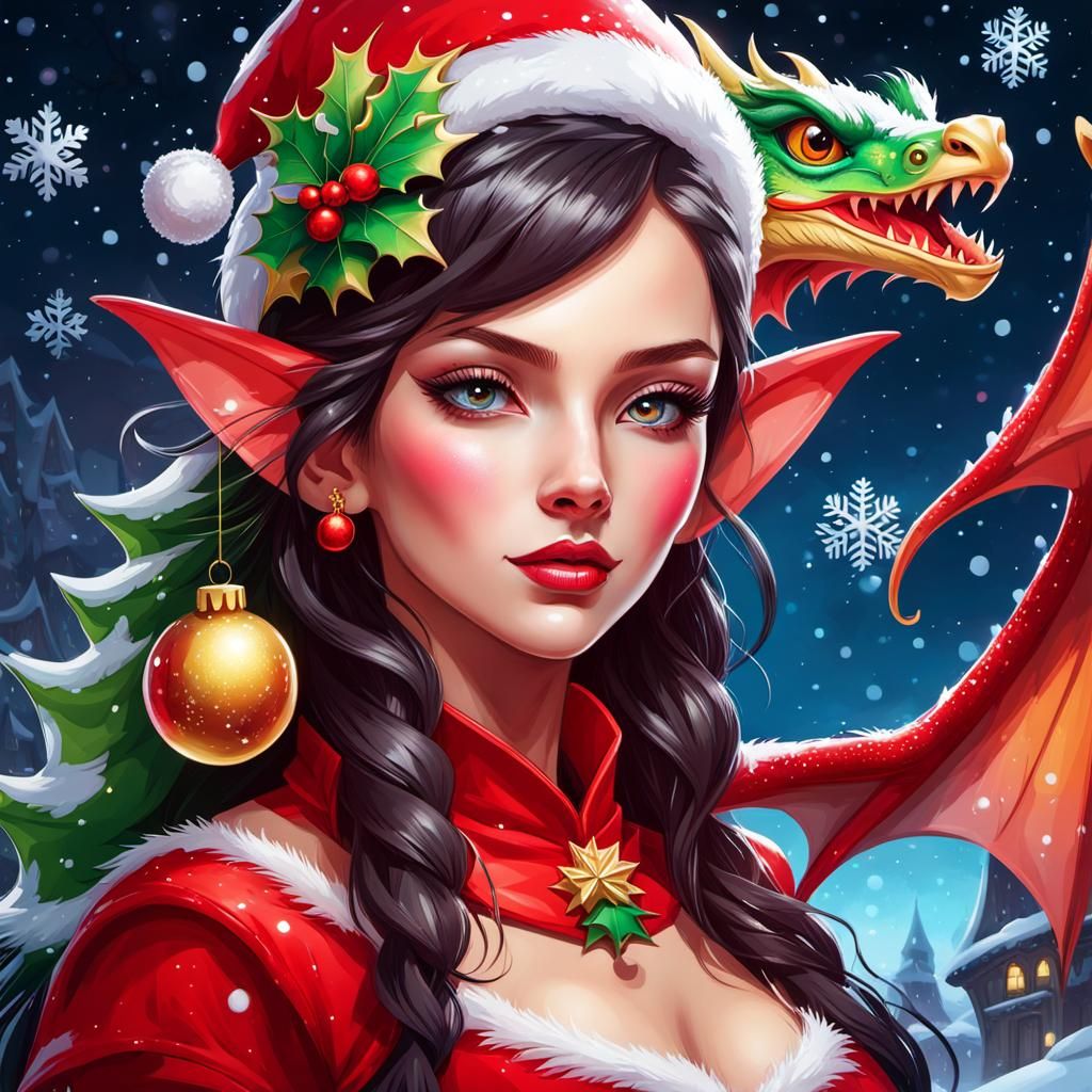Christmas elf II - AI Generated Artwork - NightCafe Creator