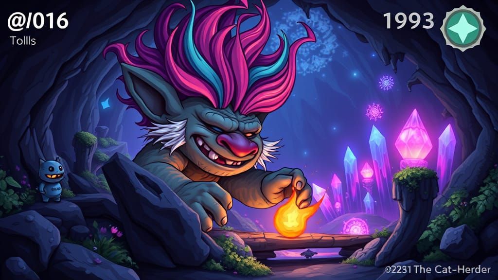 The Troll - Moss-Covered Troll Hiding Under Bridge