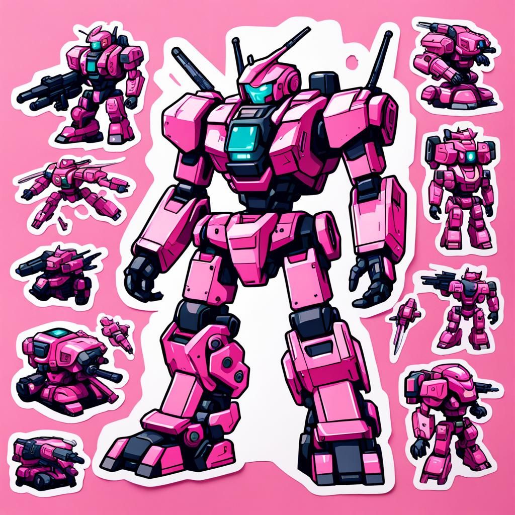Re-Build An Army: Pink Mania - AI Generated Artwork - NightCafe Creator