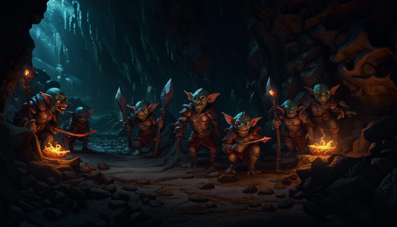 Goblin Army turned out way cuter than I expected - AI Generated Artwork ...