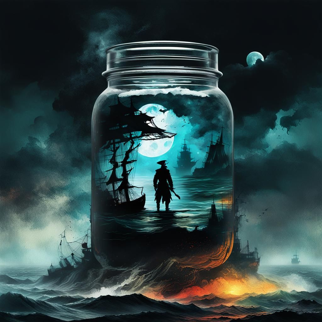 Things in Jars - AI Generated Artwork - NightCafe Creator
