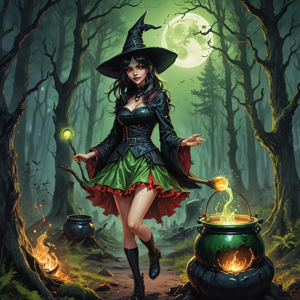 witch - AI Generated Artwork - NightCafe Creator