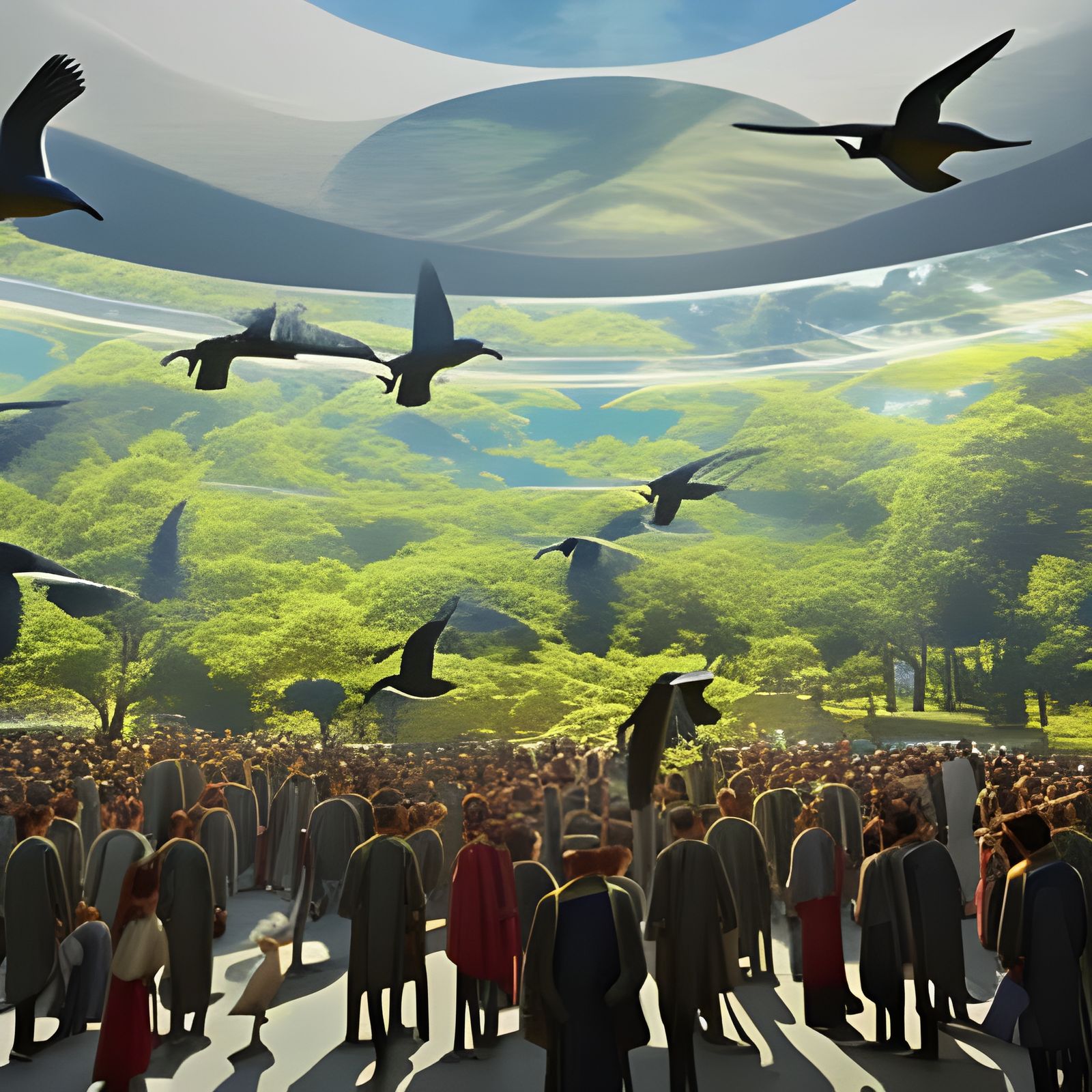 In the Aviary - AI Generated Artwork - NightCafe Creator