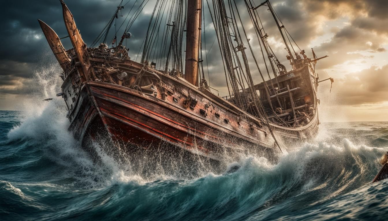 16th-century boat - AI Generated Artwork - NightCafe Creator