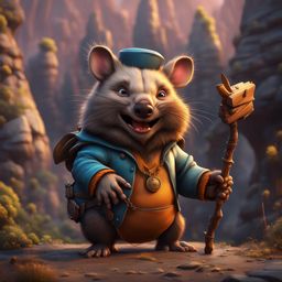 Womblin Wombat - User on NightCafe - NightCafe