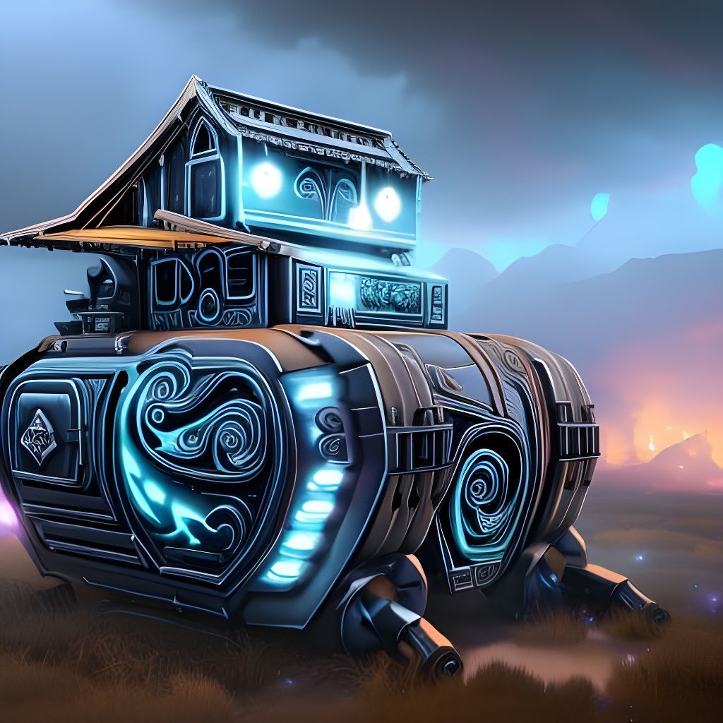 Ice cream bot - AI Generated Artwork - NightCafe Creator