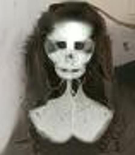 Ghost woman skeleton face - AI Generated Artwork - NightCafe Creator