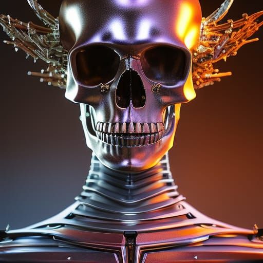 Skull - AI Generated Artwork - NightCafe Creator