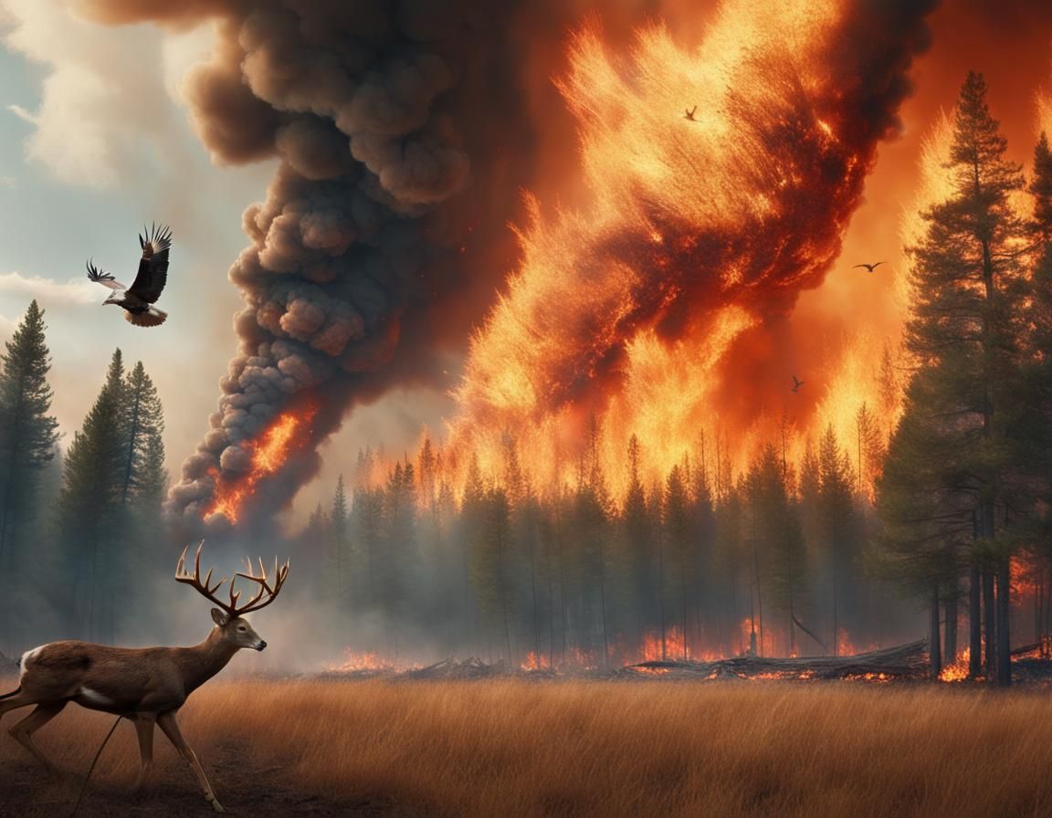 Wildfire - AI Generated Artwork - NightCafe Creator