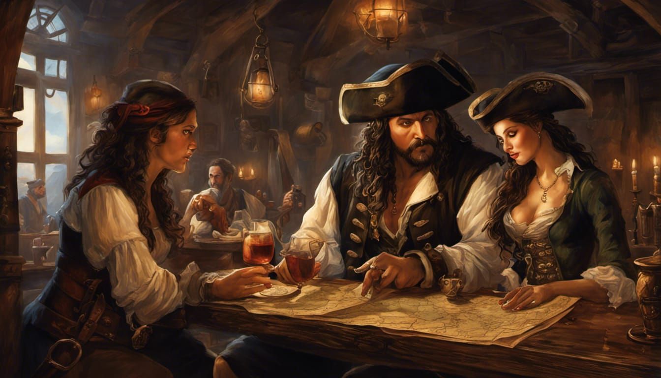 Pirates - AI Generated Artwork - NightCafe Creator