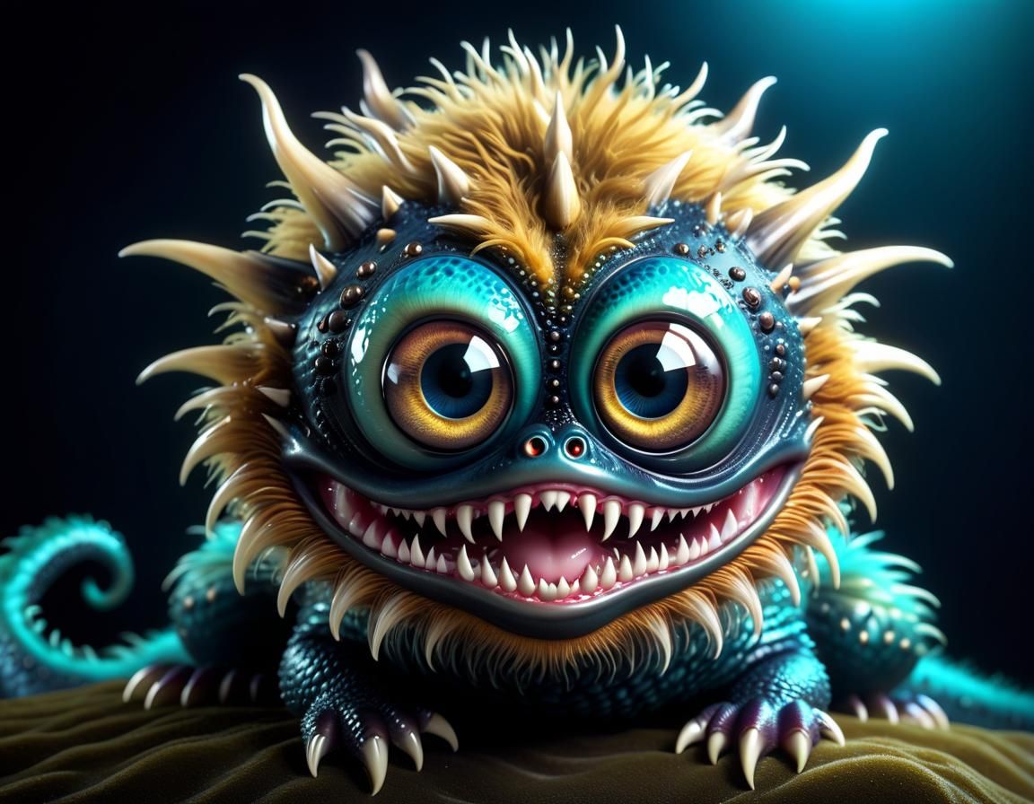 Little sea monster - AI Generated Artwork - NightCafe Creator