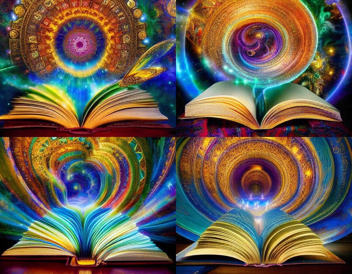 Akashic Records Library, ray of light, a book, Universe, by Josephine ...